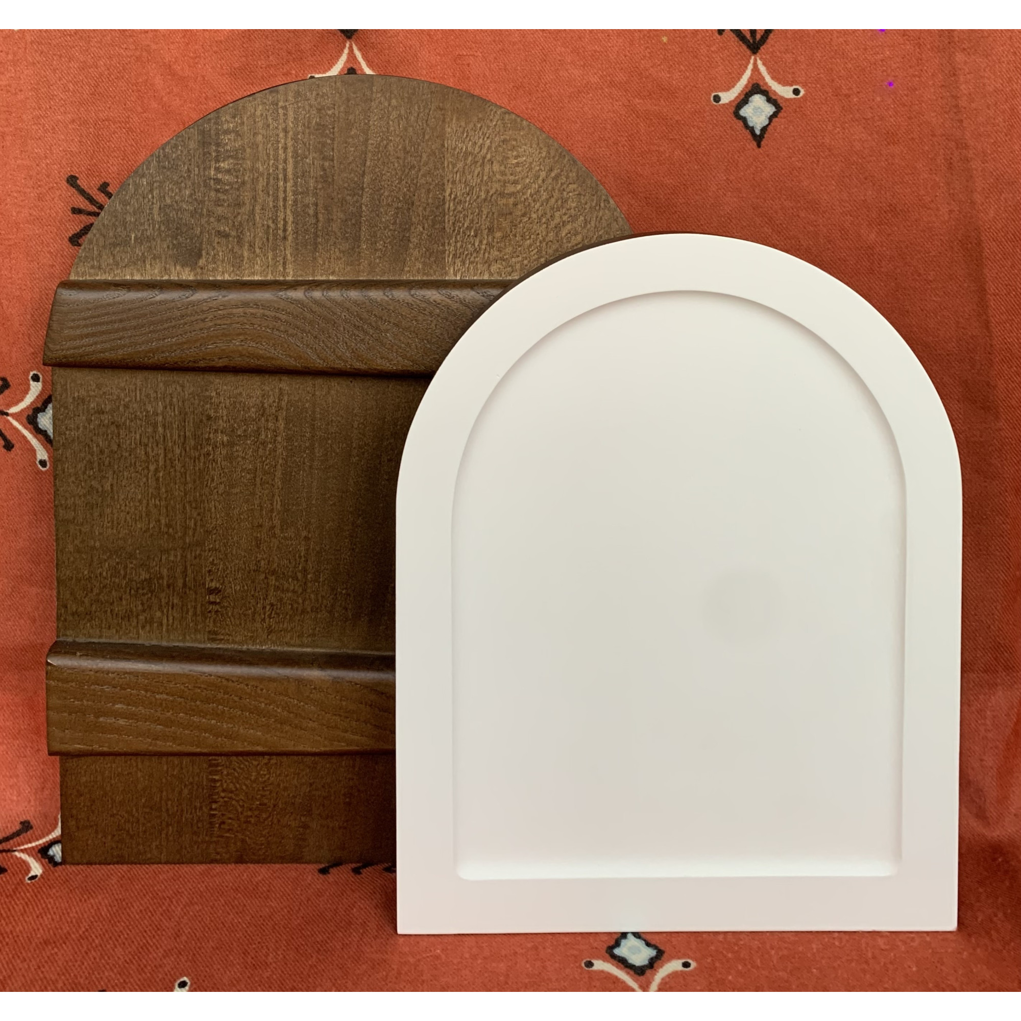 Icon board with round top Icon wooden board with levkas gesso with ...