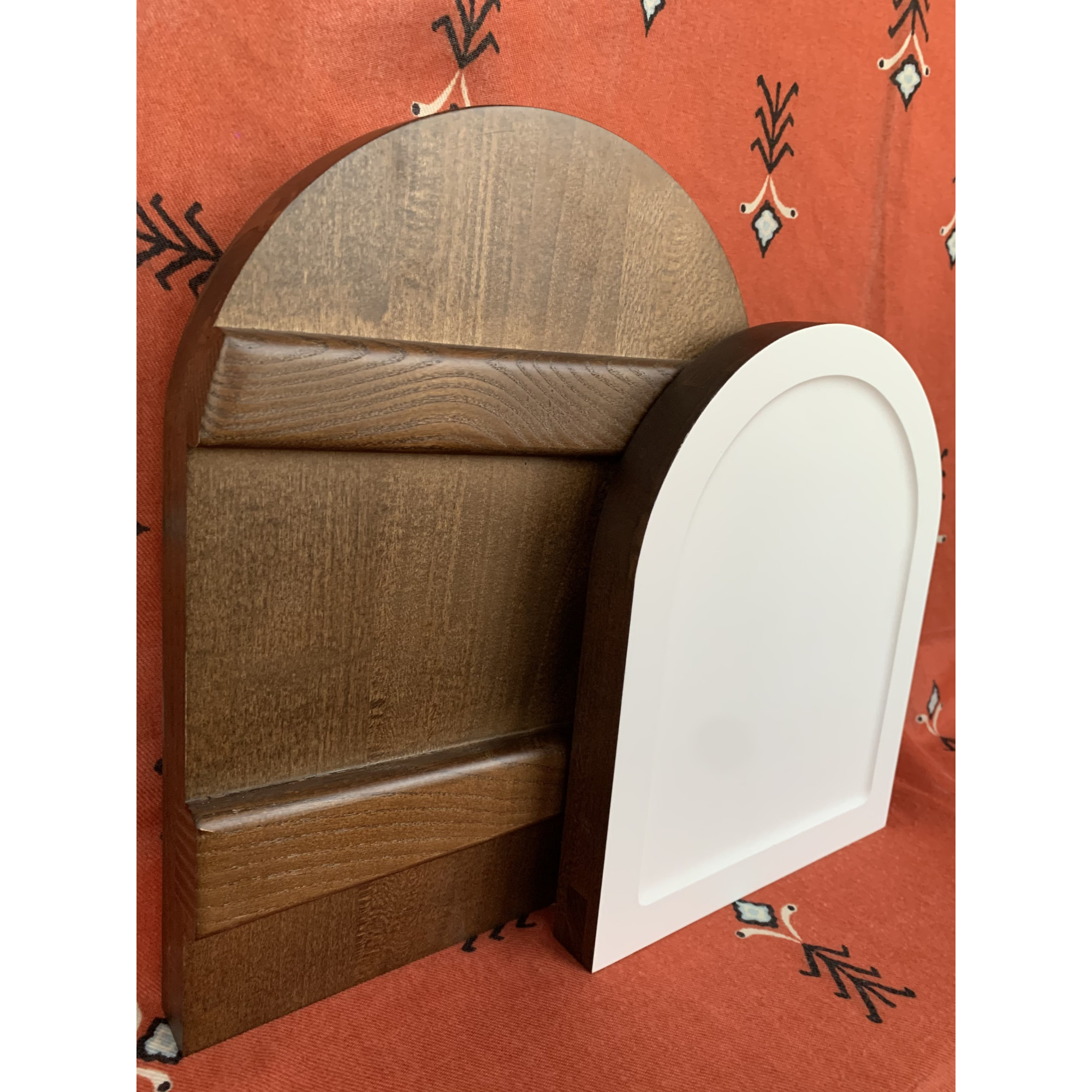 Icon board with round top Icon wooden board with levkas gesso with ...